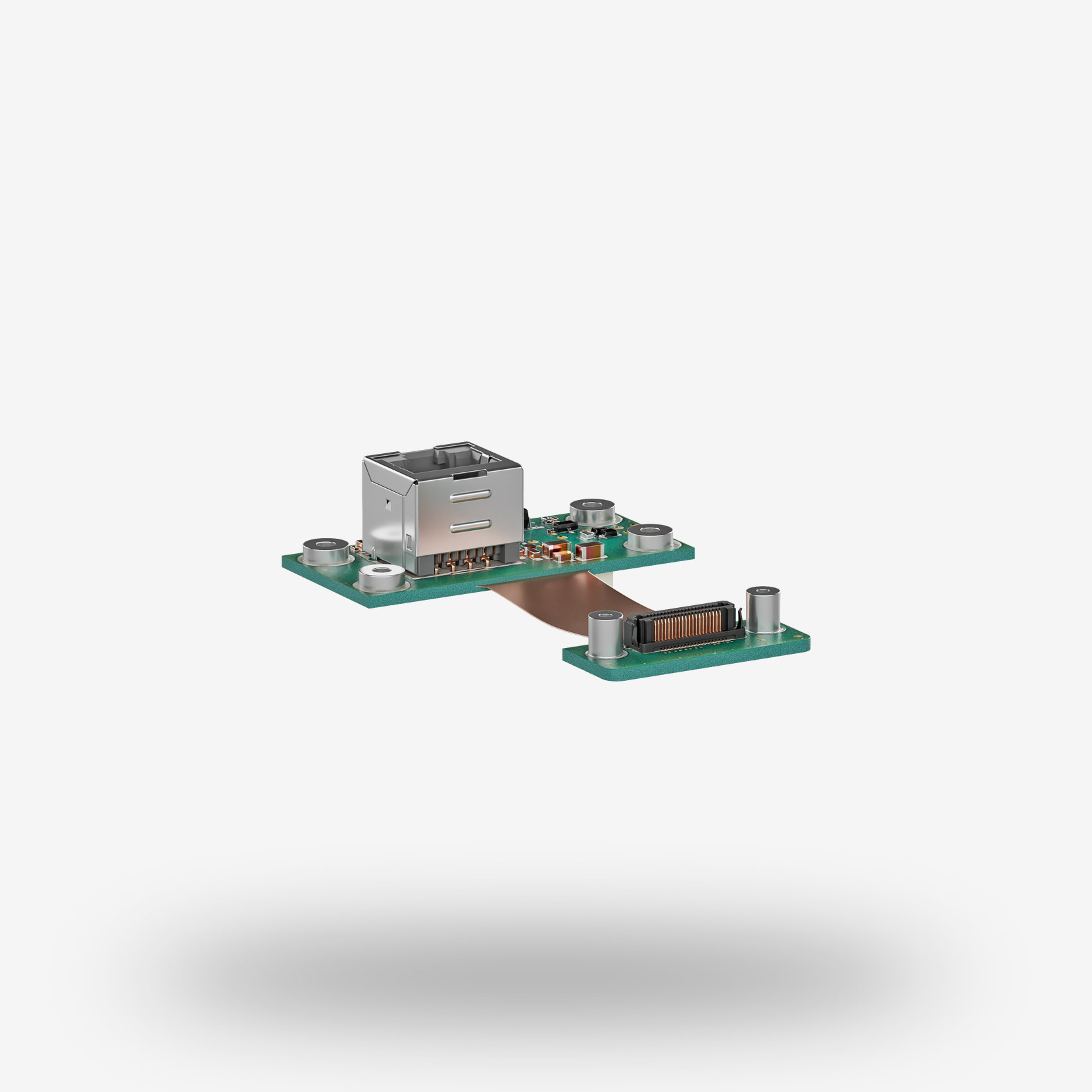 GigE Connector board, RJ45, Flex